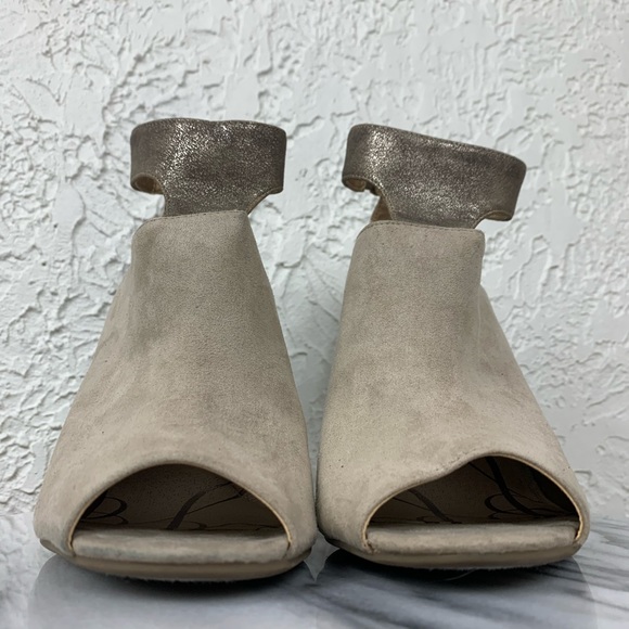 Sam & Libby | Shoes | Sam Libby Open Toe Heel Booties | Poshmark